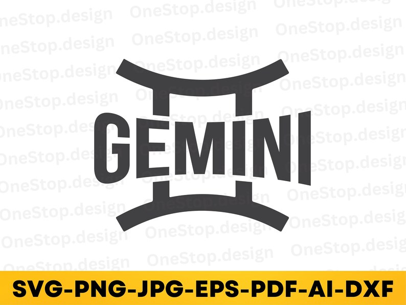 Gemini Svg Gemini Symbol Svg Gemini T Shirt Svg Zodiac - Etsy