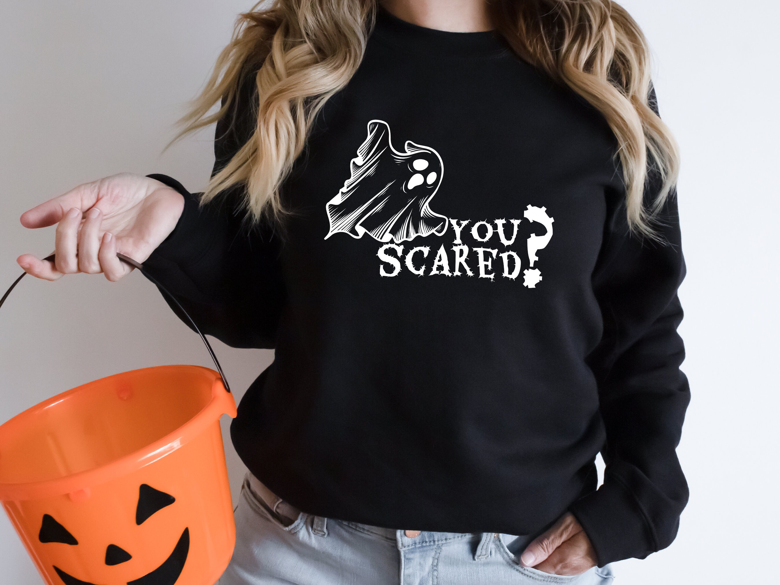 You Scared Svg Halloween Ghost Svg Halloween Shirt Svg - Etsy