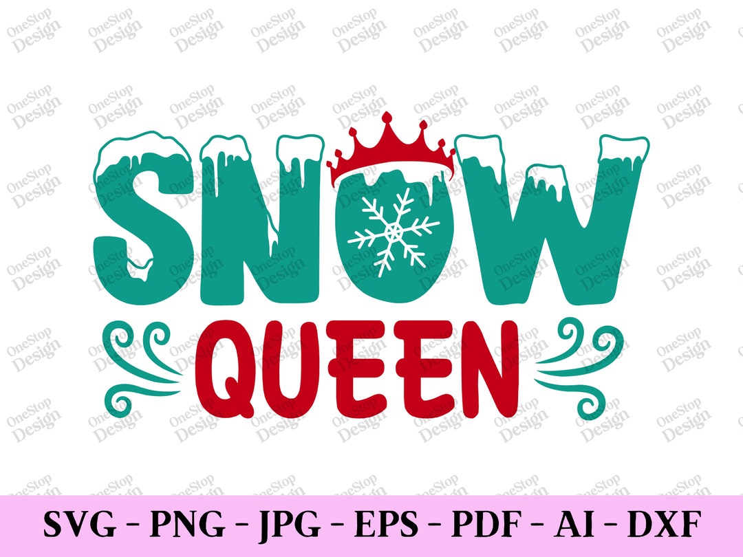 Snow Queen Svg, Kids Christmas Svg, Girl Christmas Svg, Christmas Cutie ...