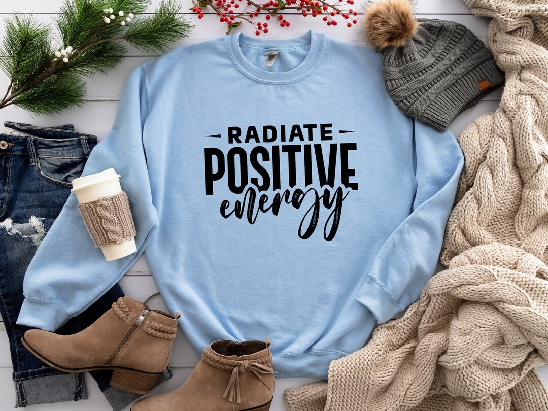 Radiate Positive Energy Svg, Positive Quotes Svg, Mental Health Svg ...