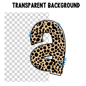 Leopard Print Doodle Alphabet Png, Doodle Letters Png, Doodle Numbers ...