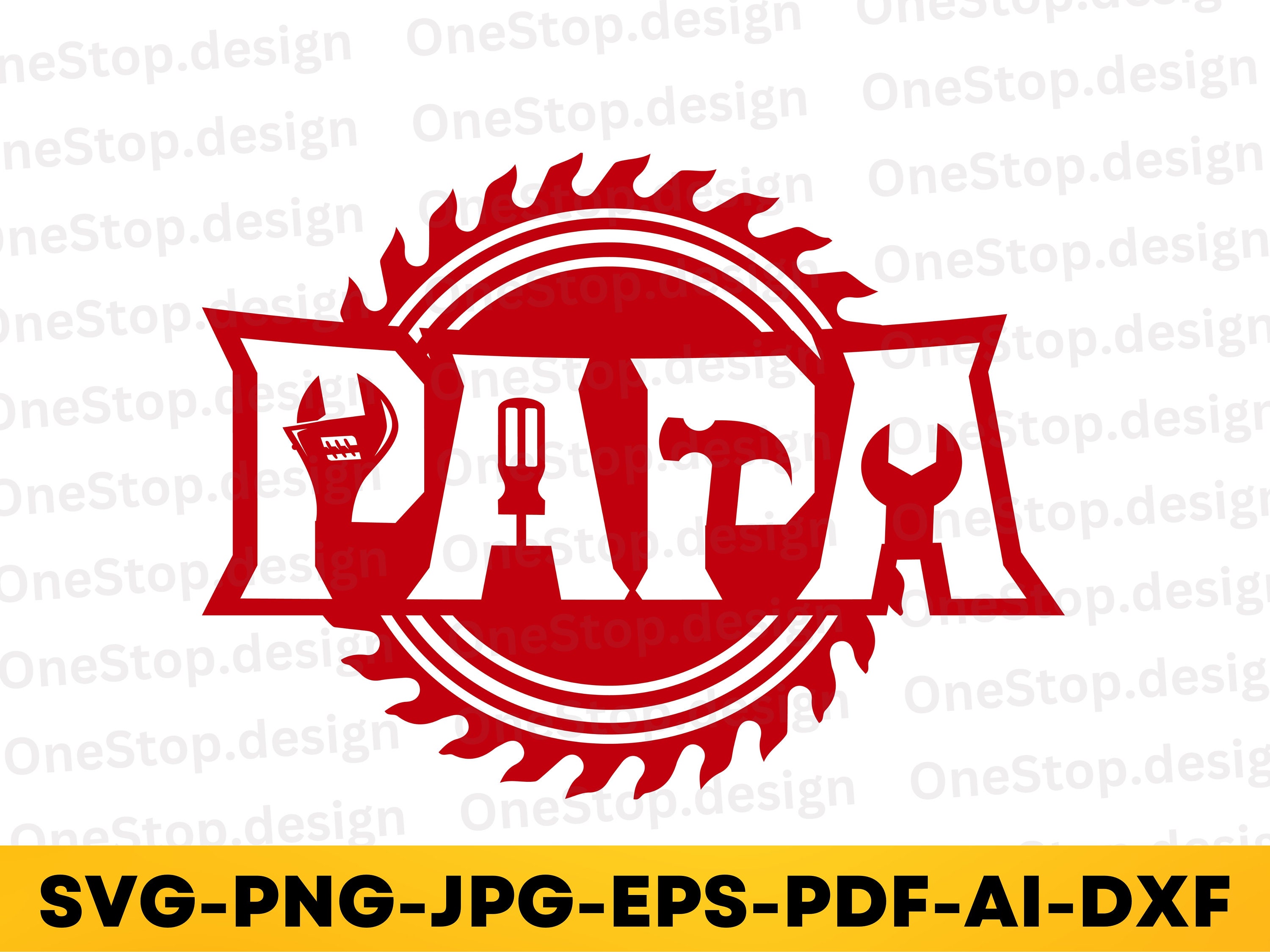 Papa Svg Dad Tools Svg Happy Fathers Day Papa Shirt Svg - Etsy