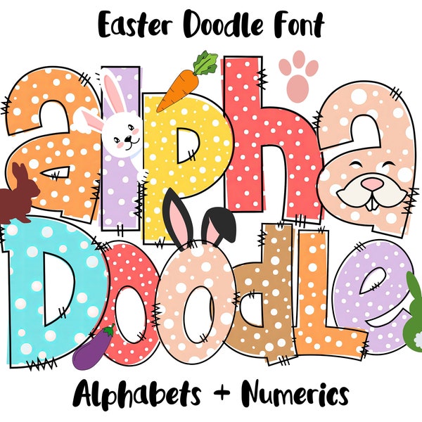 Doodle Alphabet - Etsy