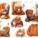 Cozy Fall Clipart, Fall Vibes Png, Cozy Aesthetic, Cozy Home Clipart ...