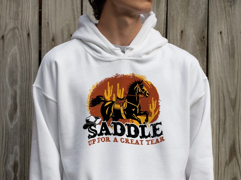 Saddle up for A Great Year Svg, Happy New Year Svg, Western New Year ...