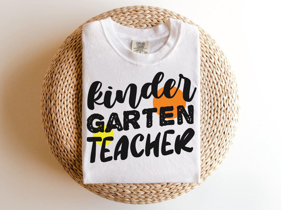 Kindergarten Teacher Svg, Digital Download, Kindergarten Shirt, Teacher ...