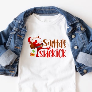 Santas Sidekick Svg, Funny Christmas Svg, Kids Christmas Svg, Boys ...