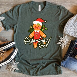 Gingerbread Girl Svg, Girls Christmas Svg, Kids Christmas Svg, Trendy ...