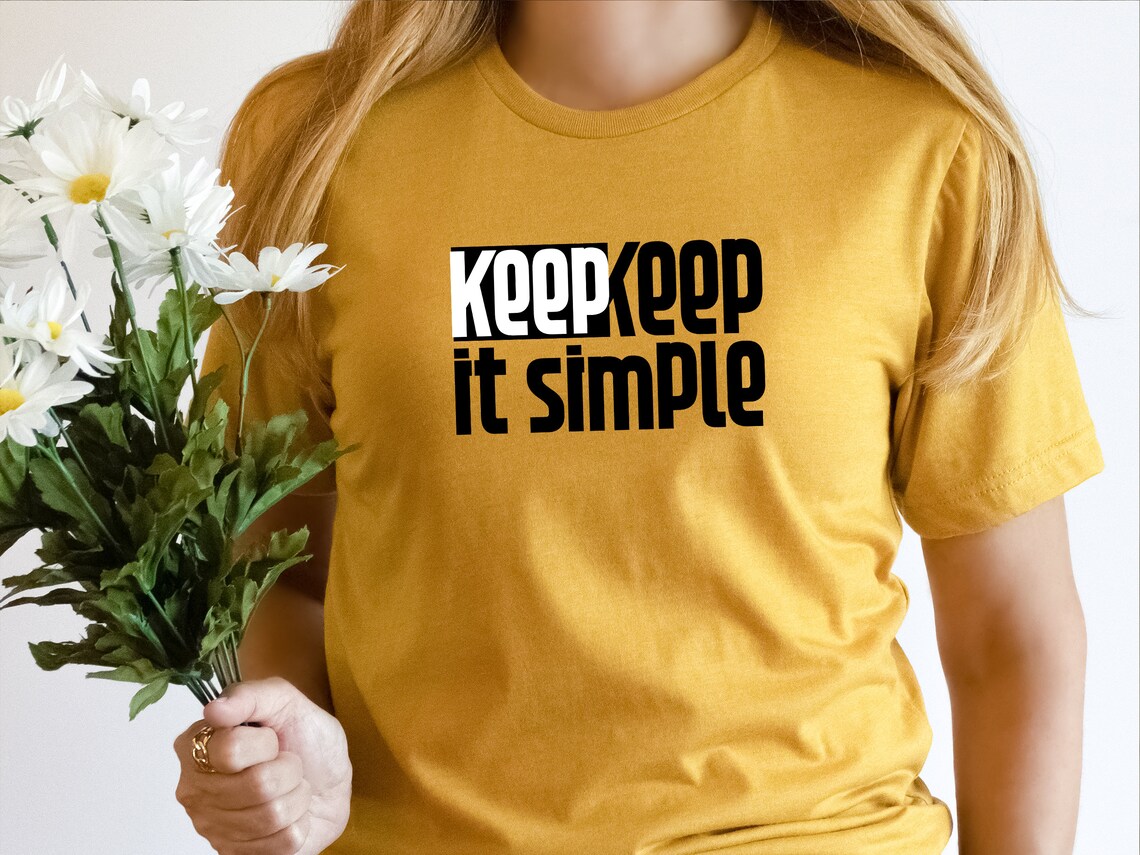 Keep It Simple Svg Mental Health Svg Life Quote Svg Trendy - Etsy