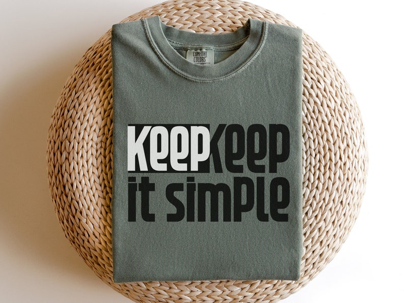 Keep It Simple Svg Mental Health Svg Life Quote Svg Trendy - Etsy