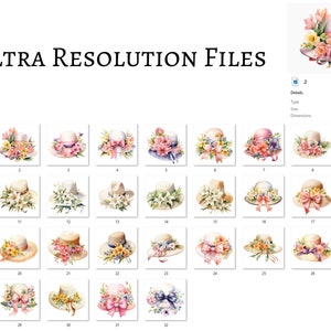 Watercolor Easter Hat Clipart, Easter Sublimation, Western Hat Png ...