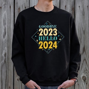 Goodbye 2023 Hello 2024 Svg, New Year Kid Svg, New Year 2924 Svg, New ...