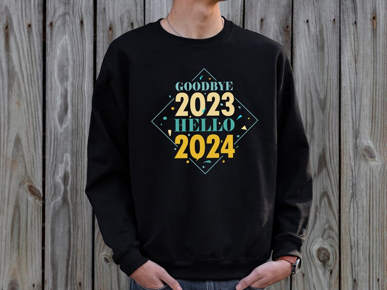 Goodbye 2023 Hello 2024 Svg New Year Kid Svg New Year 2924 - Etsy