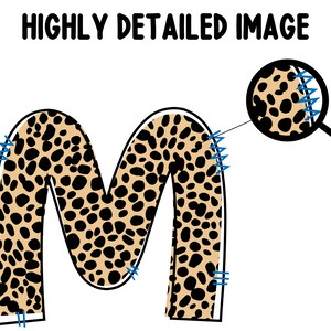 Leopard Print Doodle Alphabet Png, Doodle Letters Png, Doodle Numbers ...
