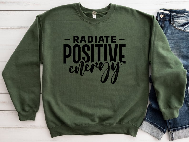 Radiate Positive Energy Svg Positive Quotes Svg Mental - Etsy