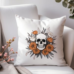 Fall Skull Png, Skull Sublimation, Skull Design Png, Halloween ...