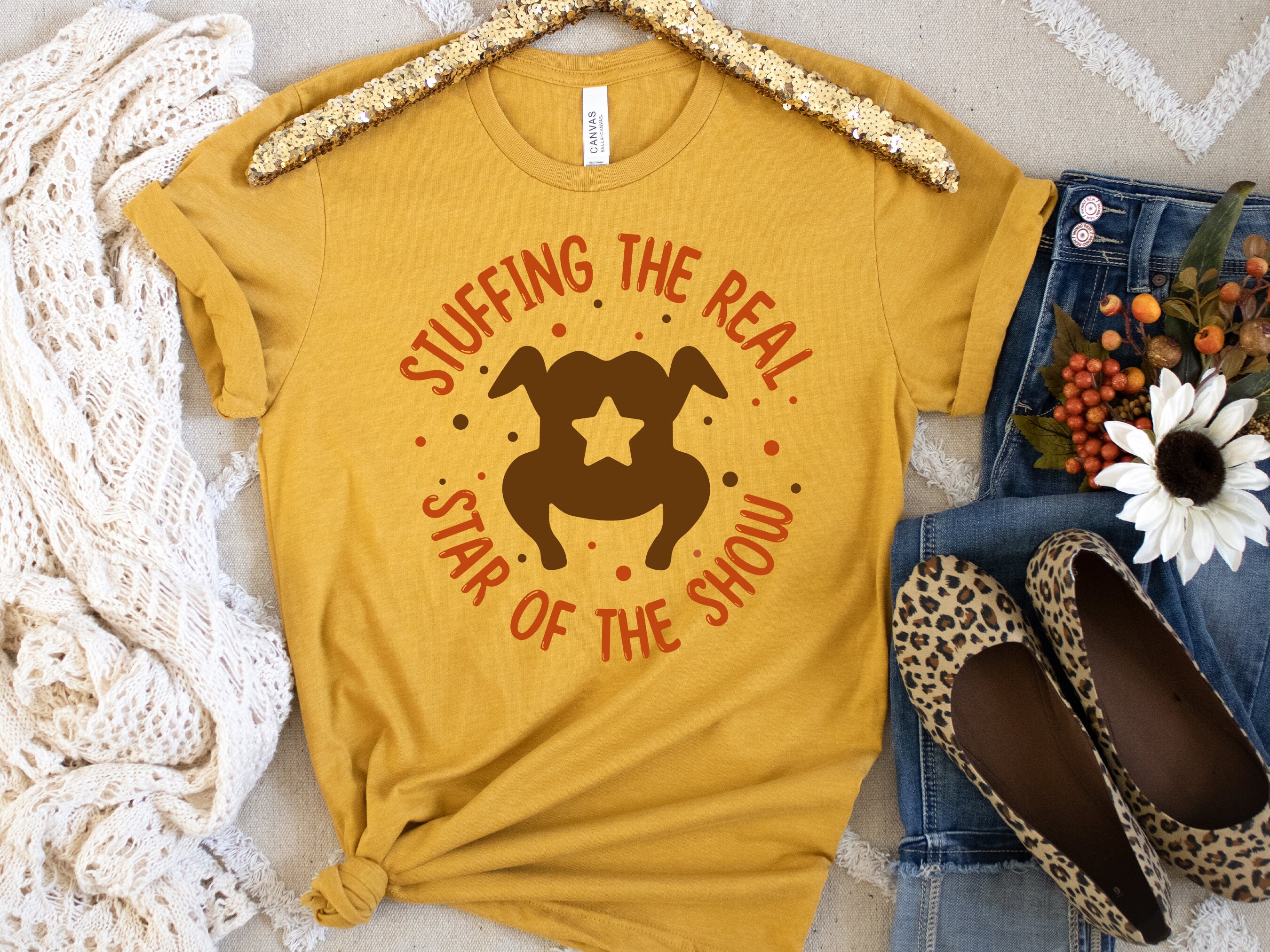 Stuffing the Real Star of the Show Svg Thanksgiving Turkey - Etsy