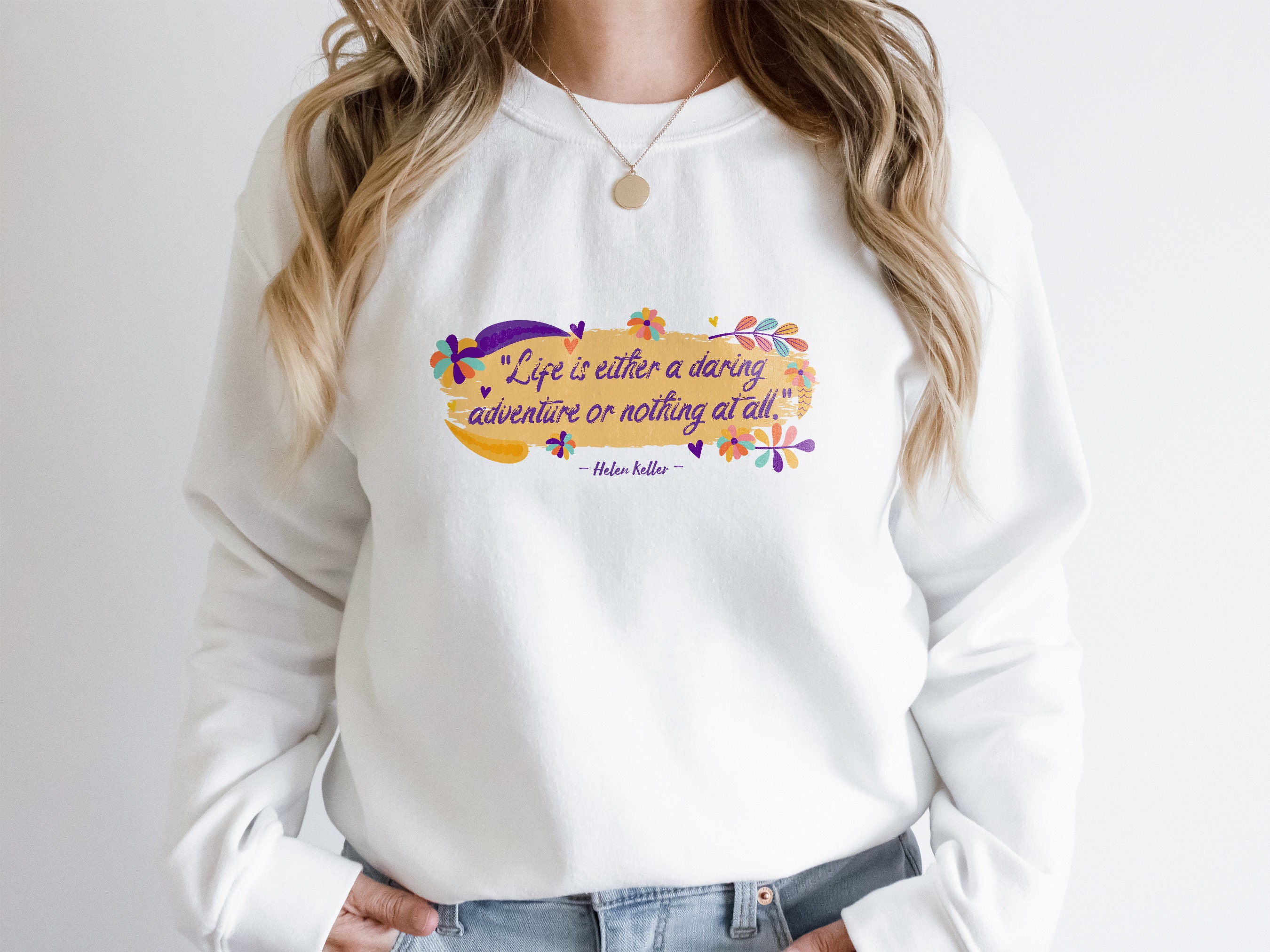 Helen Keller Quote Inspiring Quotes Svg Good Vibes Svg - Etsy