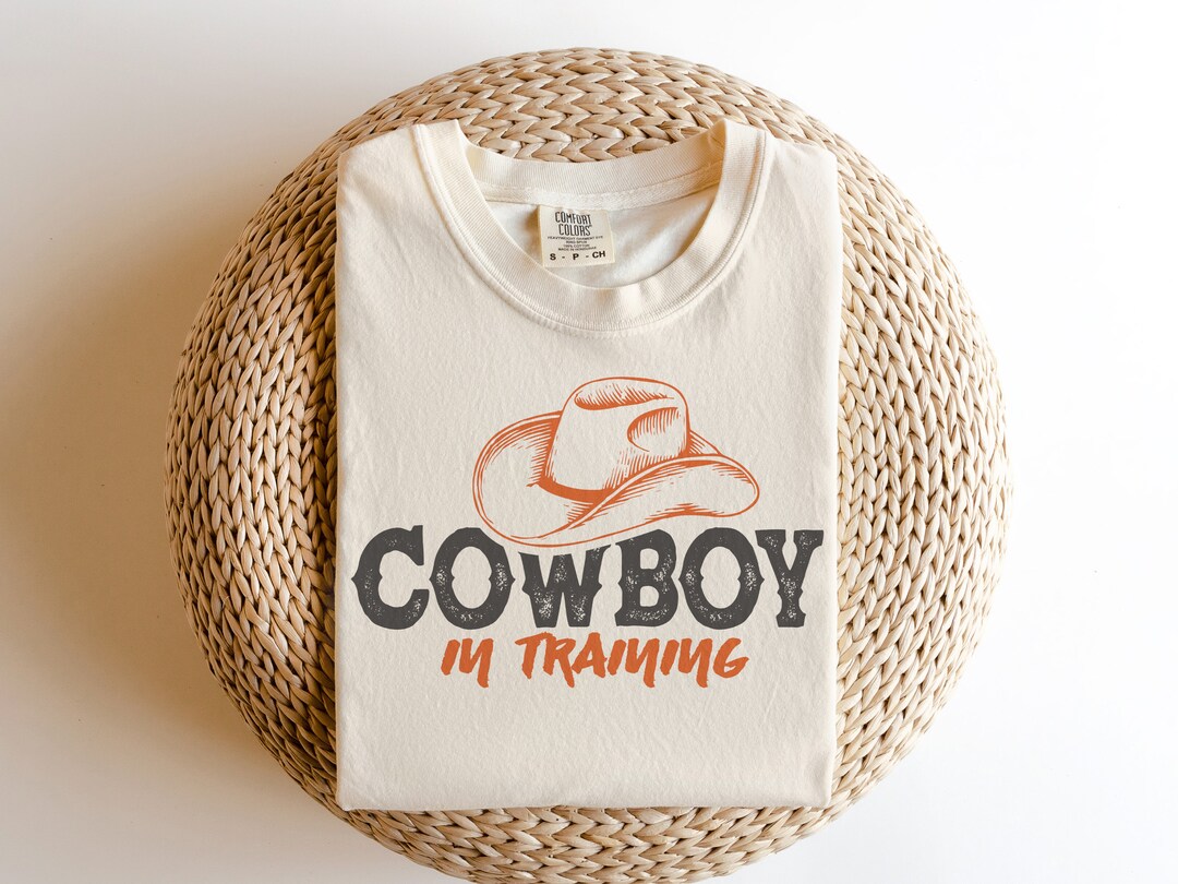 Cowboy in Training Svg, Cowboy Shirt Svg, Western America Svg, Design ...