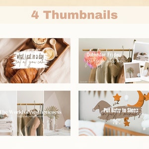 Minimal Youtube Branding Kit Neutral, Youtube Package, Banners, Intros ...