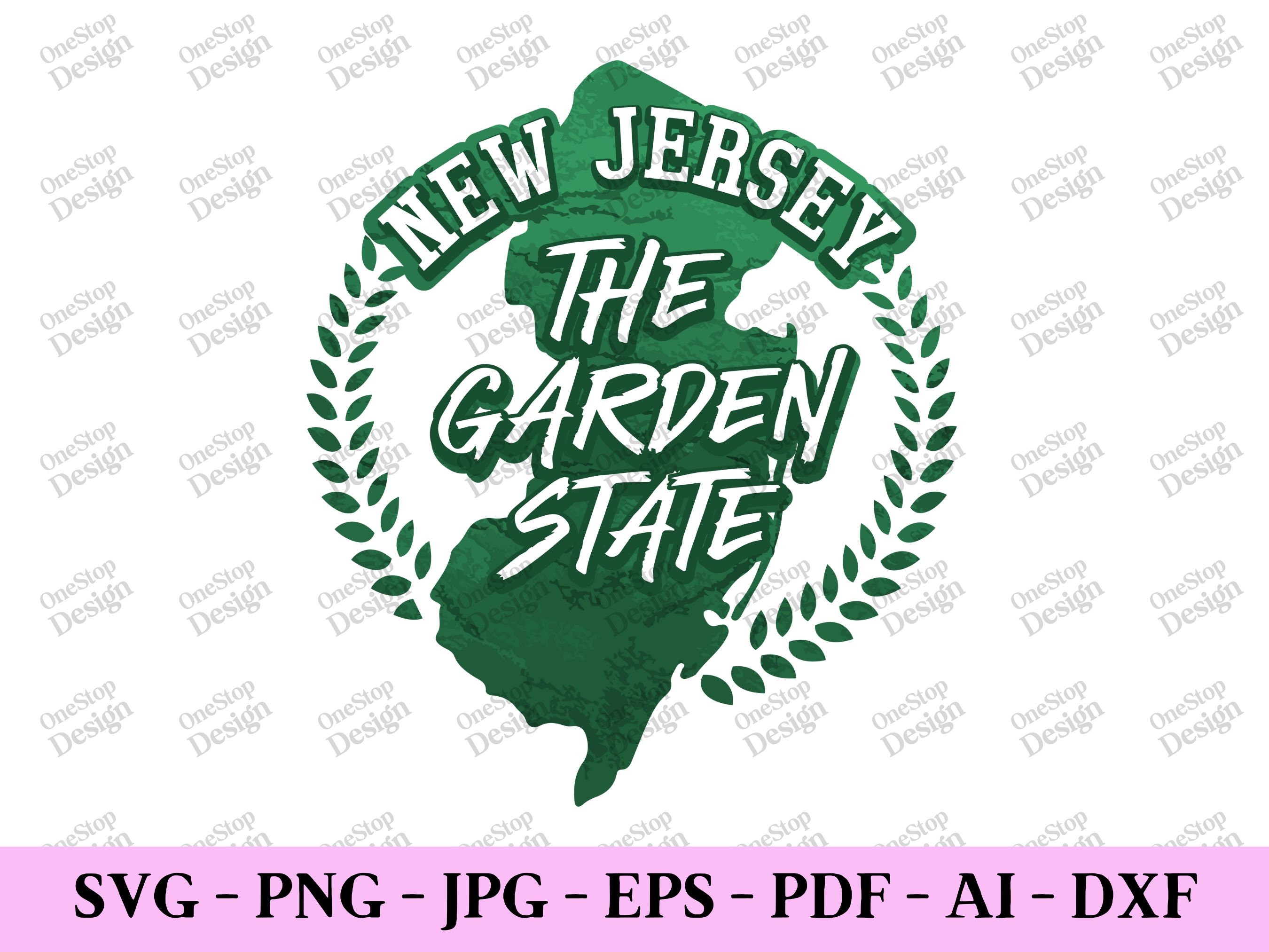 New Jersey the Garden State Patriotic Svg Home Sweet Home - Etsy