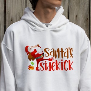 Santas Sidekick Svg, Funny Christmas Svg, Kids Christmas Svg, Boys ...