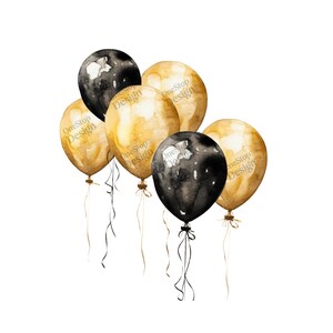 Watercolor New Year Clipart, Celebration Clipart, Happy New Year Png ...