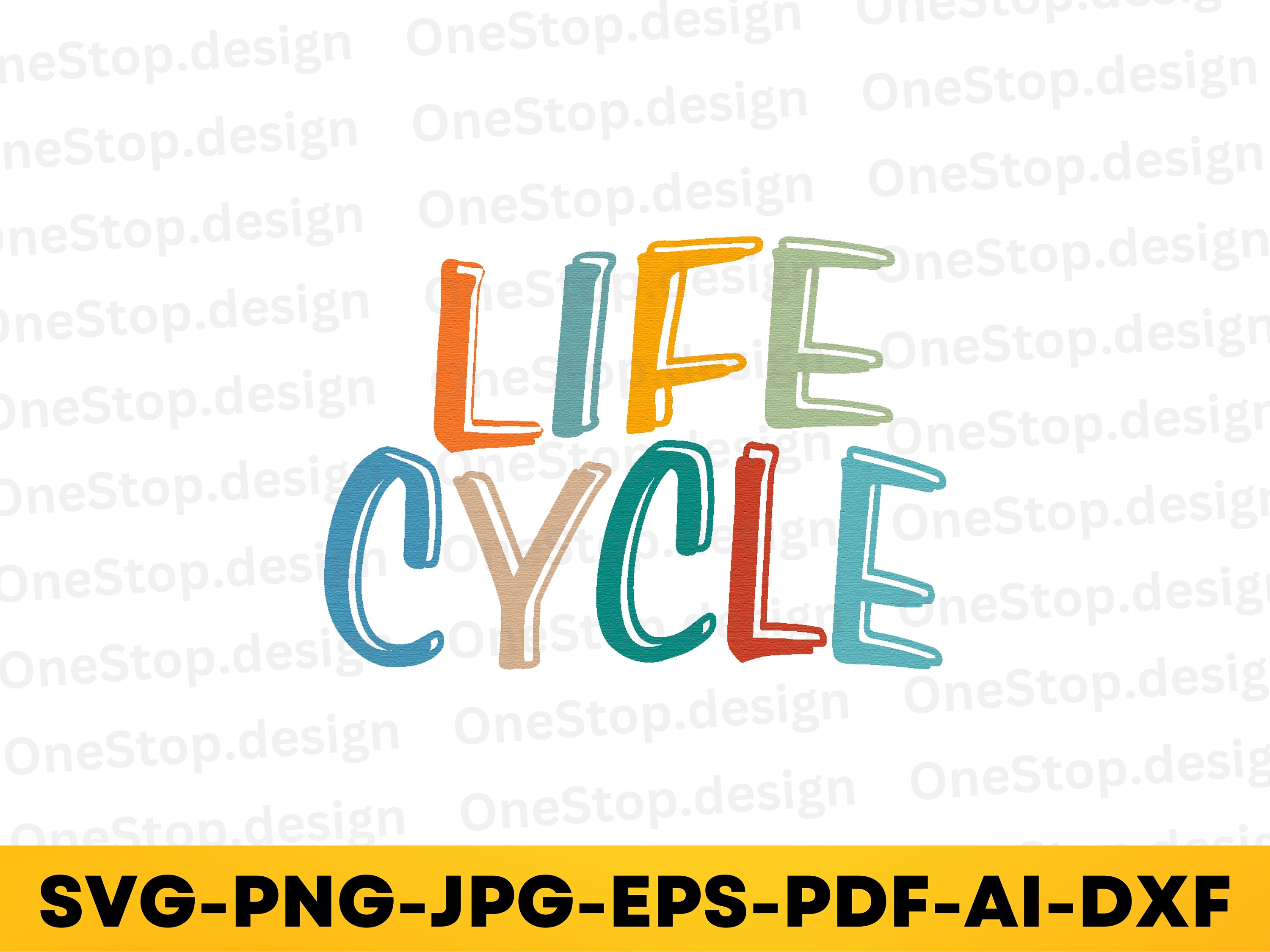 Ciclo de vida svg cita de vida svg aprendizaje en el aula - Etsy España