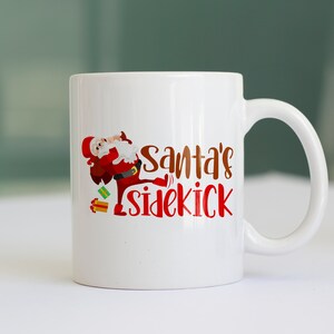 Santas Sidekick Svg, Funny Christmas Svg, Kids Christmas Svg, Boys ...