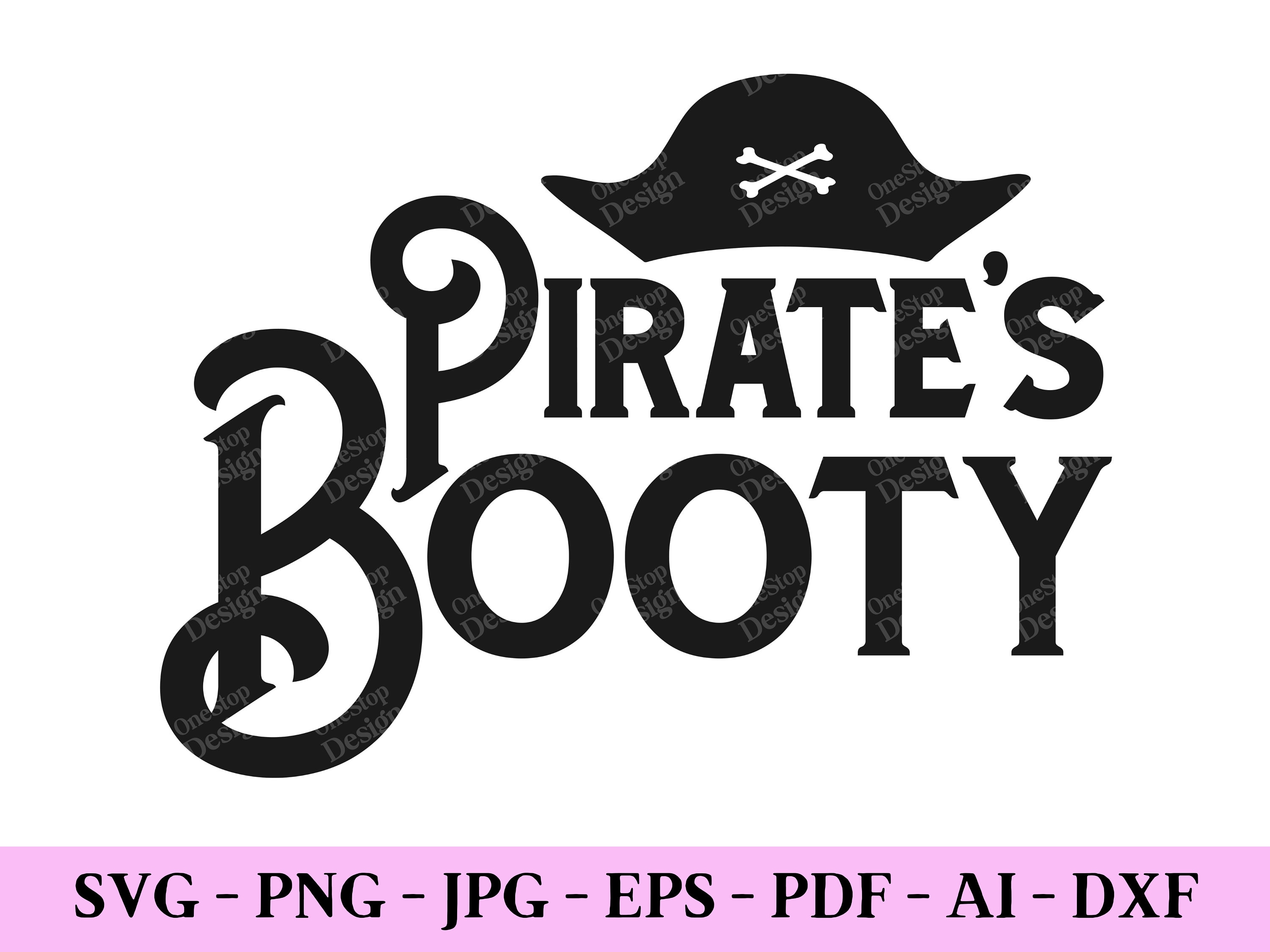 Pirates Booty Svg Pirate Shirt Svg Pirate Design Svg - Etsy