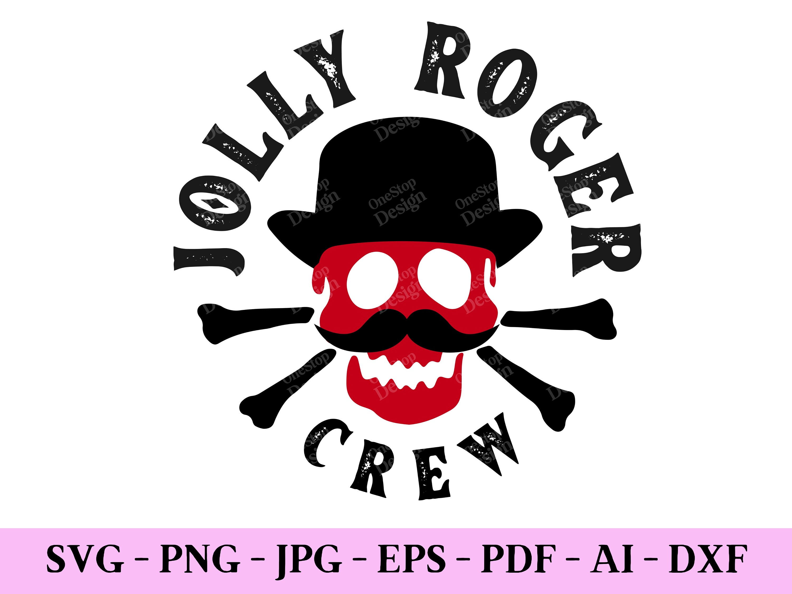 Jolly Roger Crew Svg Pirate Crew T Shirt Svg Pirate Life - Etsy