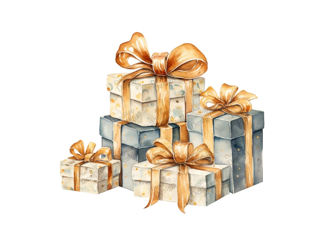 Watercolor New Year Clipart, Celebration Clipart, Happy New Year Png ...
