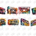 Watercolor Retro Cassettes Clipart, Cassette Tapes Png, Music Graphics ...