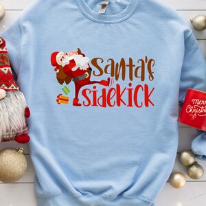 Santas Sidekick Svg, Funny Christmas Svg, Kids Christmas Svg, Boys ...