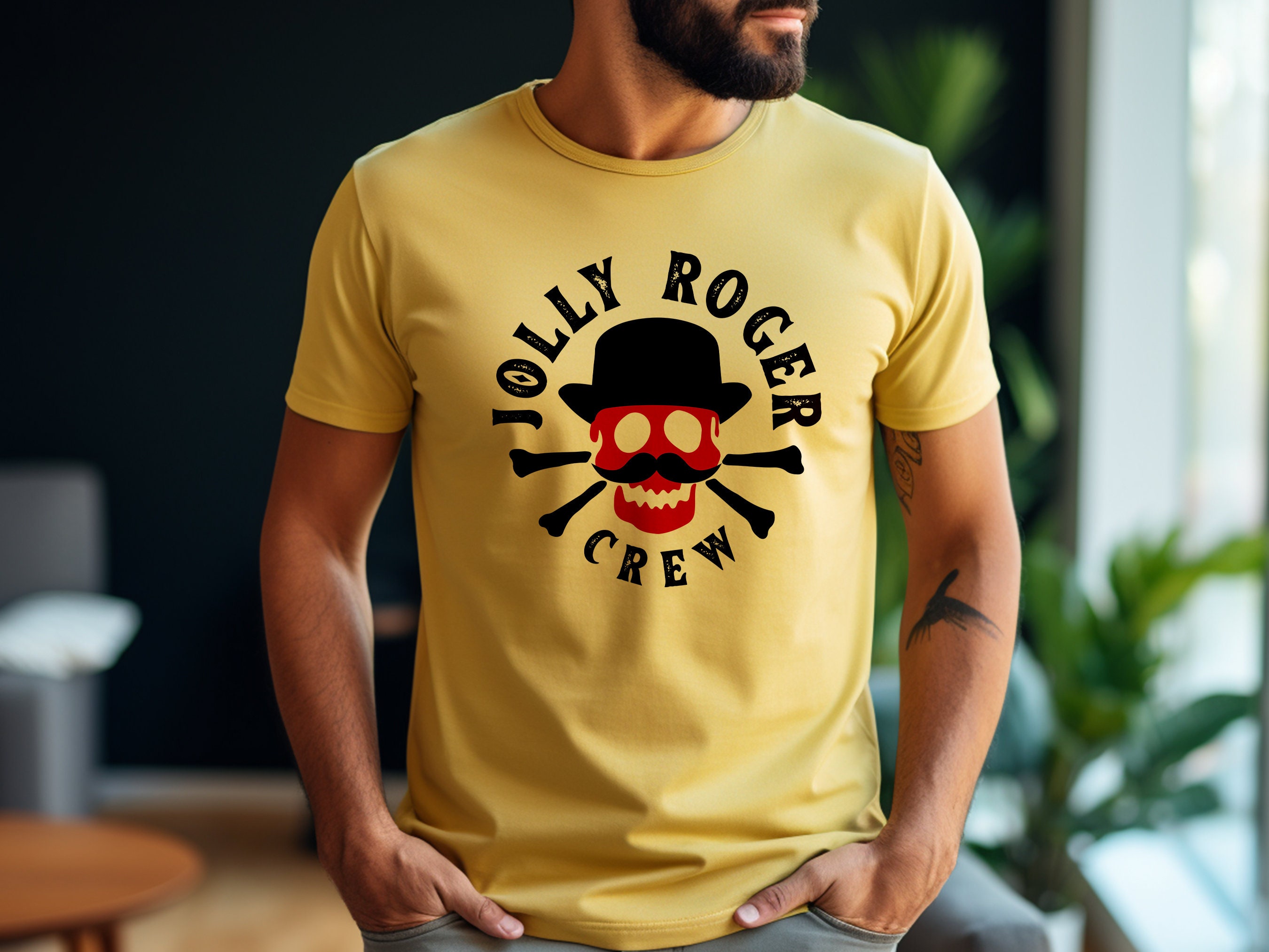 Jolly Roger Crew Svg Pirate Crew T Shirt Svg Pirate Life - Etsy