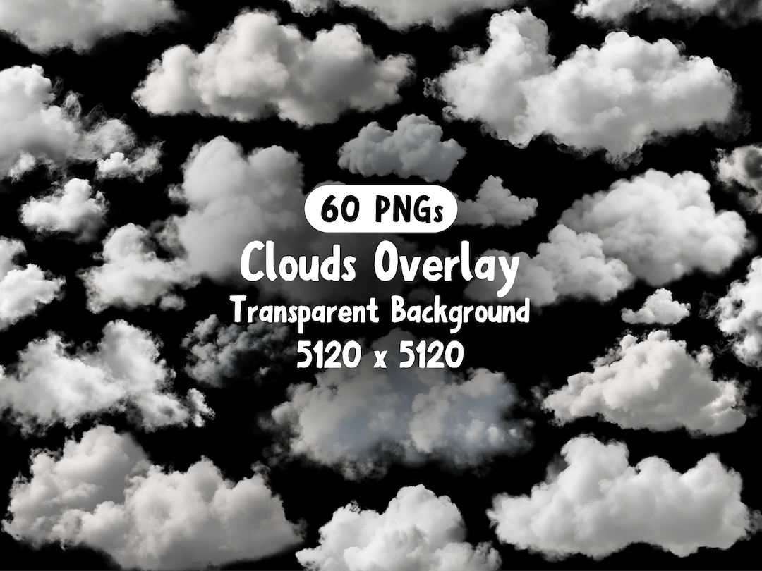 Clouds Overlay, Digital Clouds, Clouds Photoshop, Photography Overlays ...
