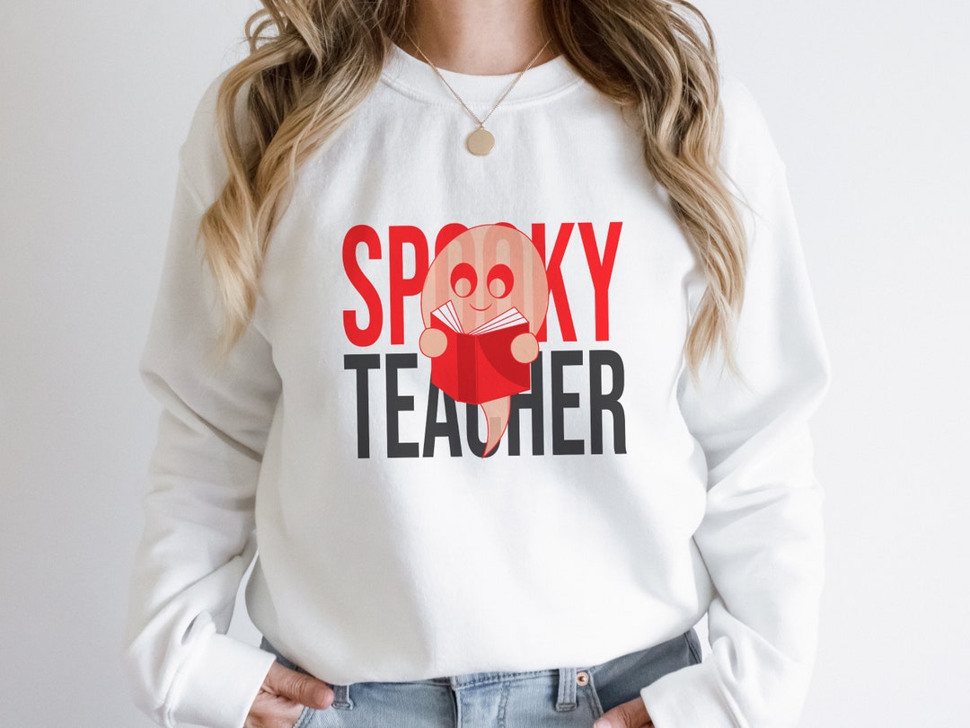 Spooky Teacher Svg, Teacher Halloween Shirt Svg, Funny Teacher Svg ...