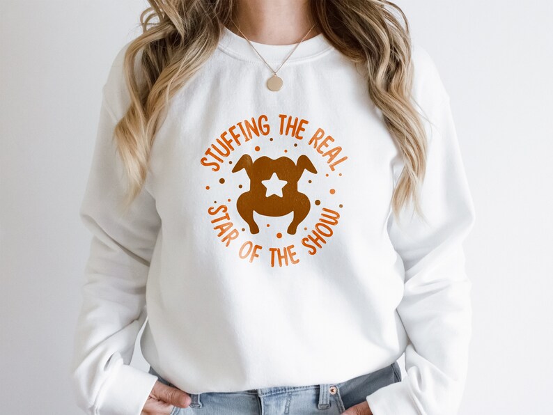 Stuffing the Real Star of the Show Svg Thanksgiving Turkey - Etsy