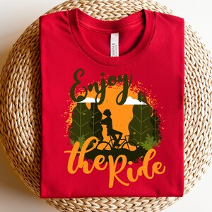 Enjoy the Ride Svg, Riding Bike Svg, Love Cycling Svg, Bike T Shirt Svg ...