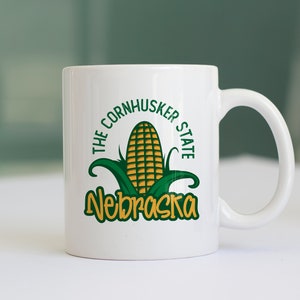 Nebraska the Cornhusker State, Home State Svg, American State Svg ...