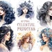 Watercolor Celestial Princess Png, Celestial Graphics, Princess Clipart ...