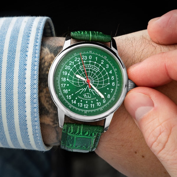 Soviet 24 Hour Watch - Etsy