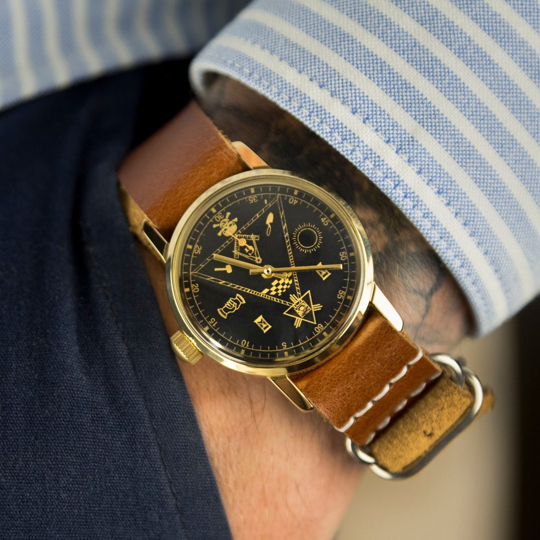 Pobeda Masonic Watch 1970-1980s Men's Watch, Vintage Watch, Gift Watch ...