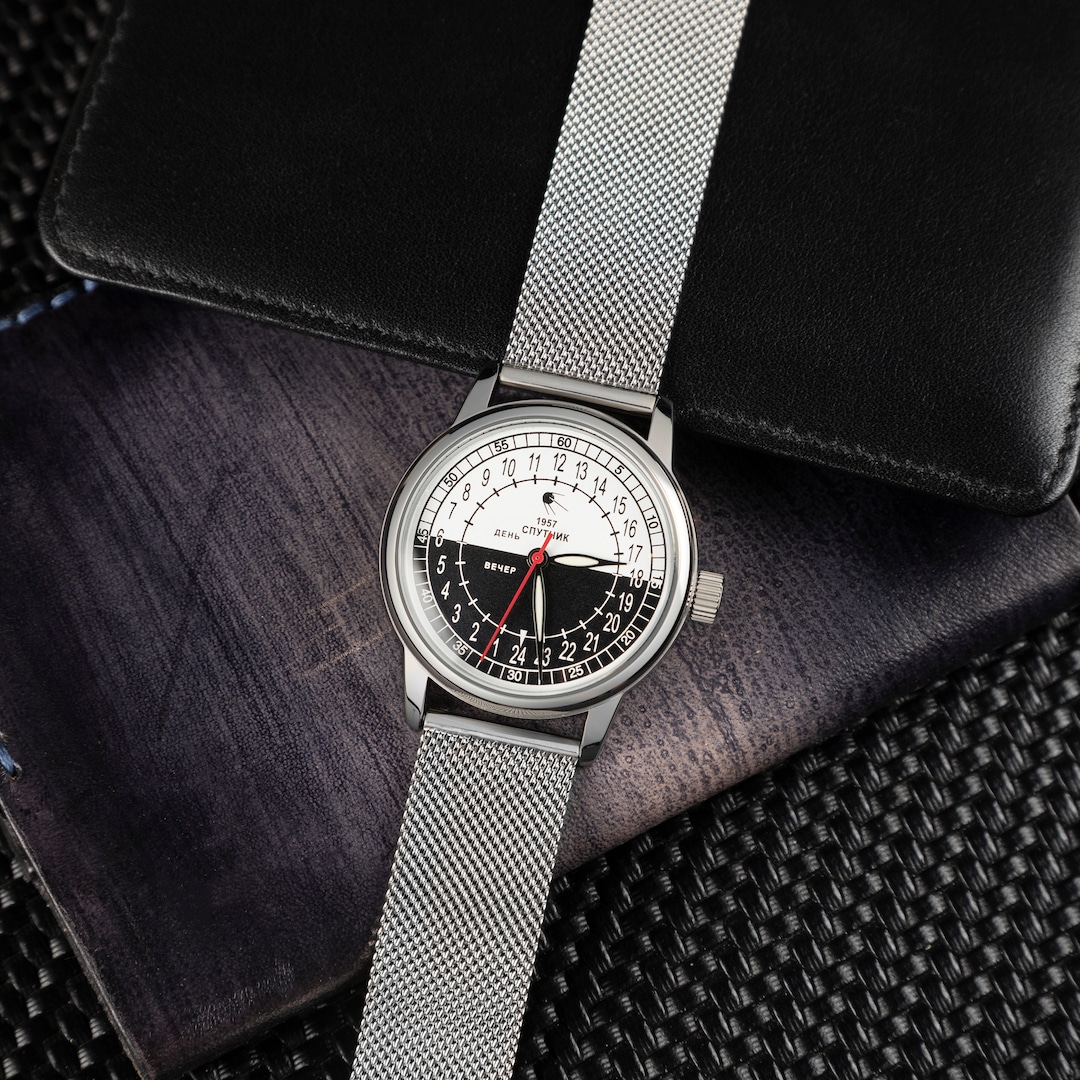 24 Hours Watch, Vintage Automatic Watch Sputnik Day/night Mens Watch ...