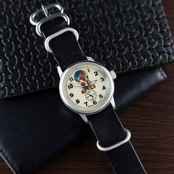 Vintage Belka & Strelka - Space dogs watch, cosmonaut… - Gem
