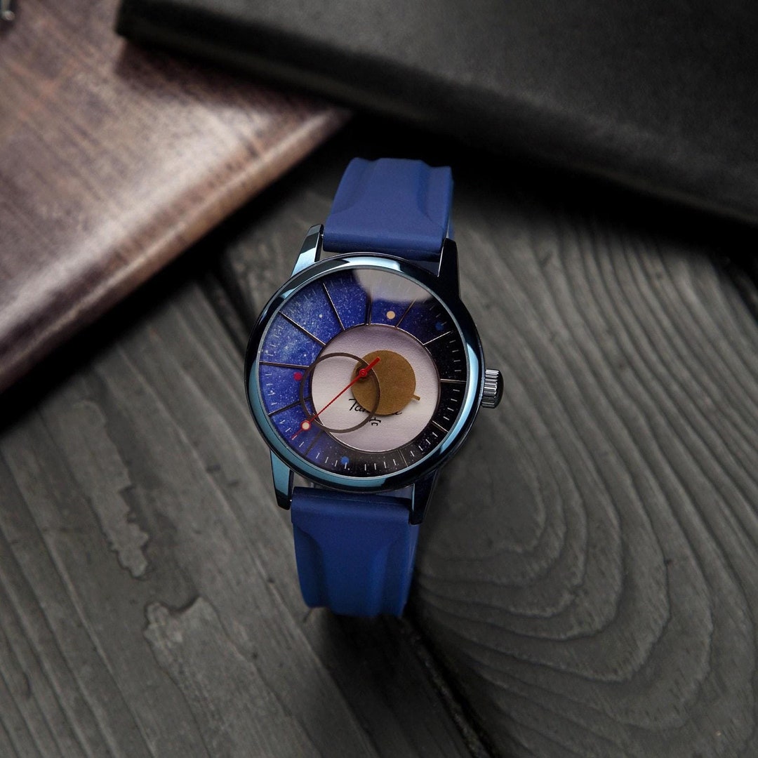 Blue Raketa Copernicus Inspired Watch, Retro Style, Vintage Movement ...