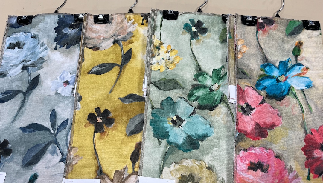 Molly Floral Print Upholstery Fabric-floral Upholstery Fabric ...