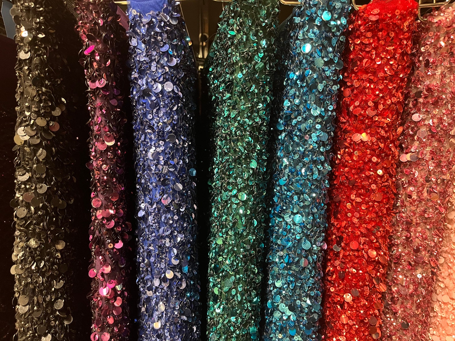 Blue Beaded Fabric-blue Sequins Fabric-beaded Fabric-sequins - Etsy