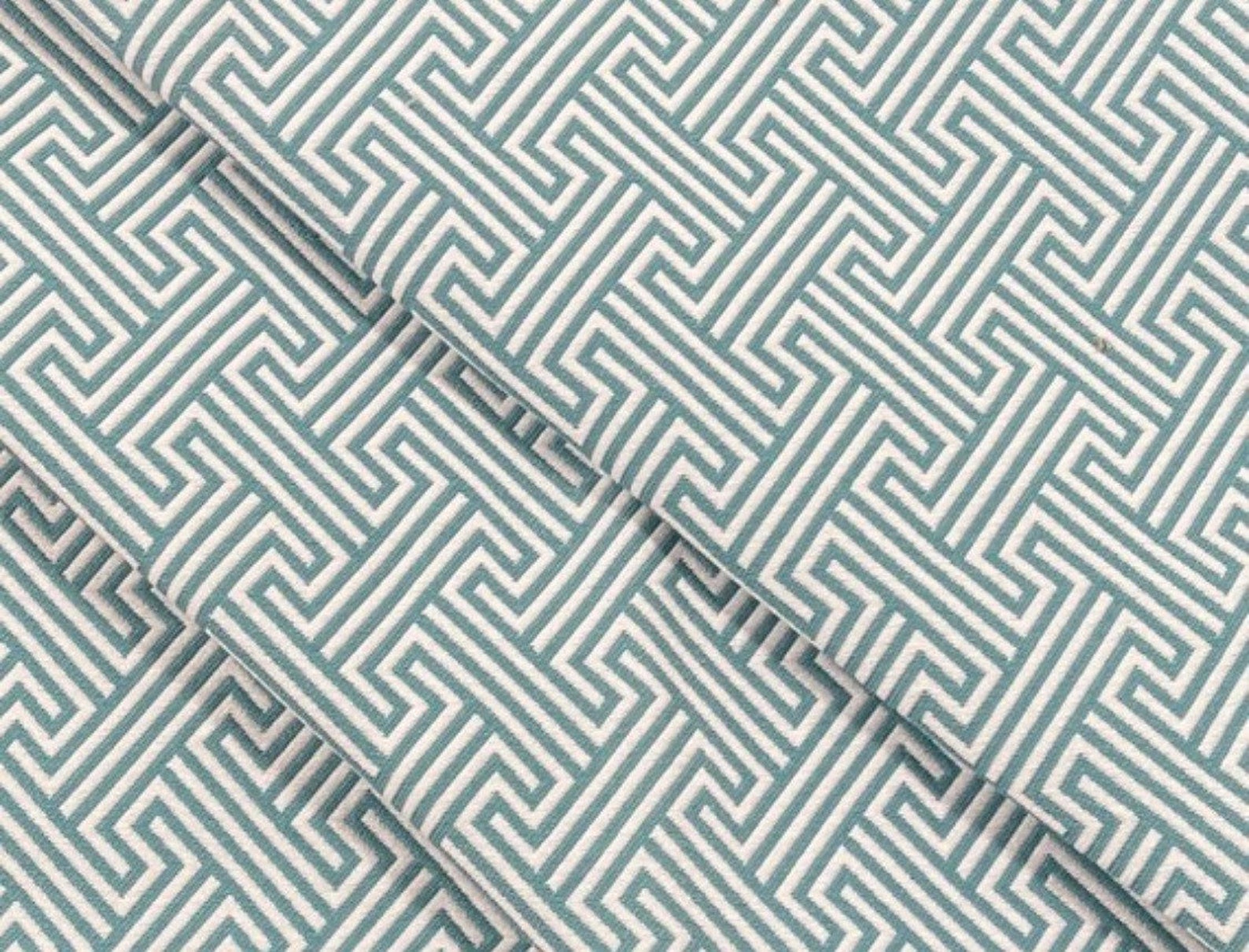 Greek Key-greek Key Fabric-upholstery Fabric-upholstery- Furniture ...