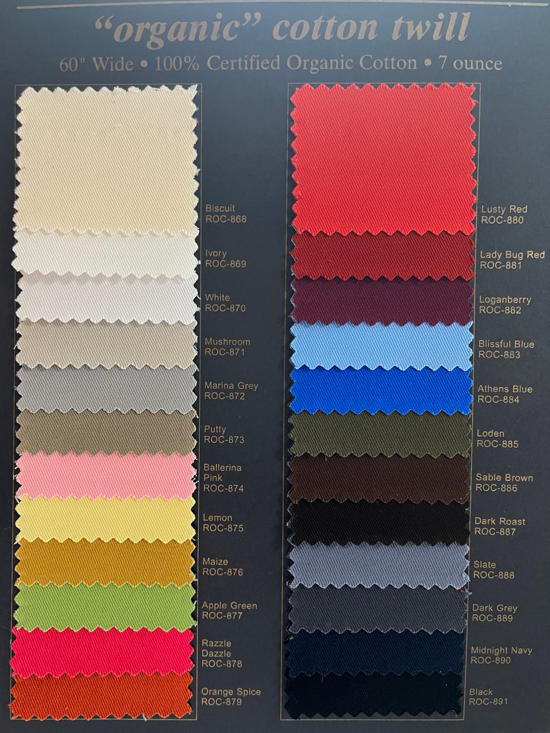 Twill•twill Fabric• Cotton Twill-organic Twill-organic Cotton - Etsy